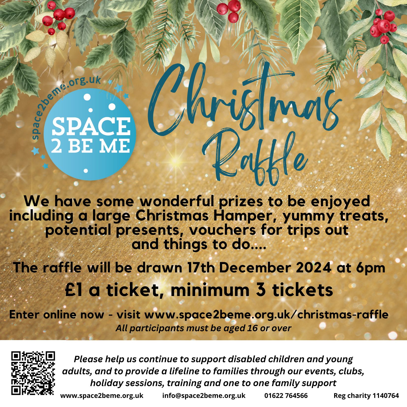 Space 2 Be Me Christmas Raffle 2024 – Space 2 Be Me